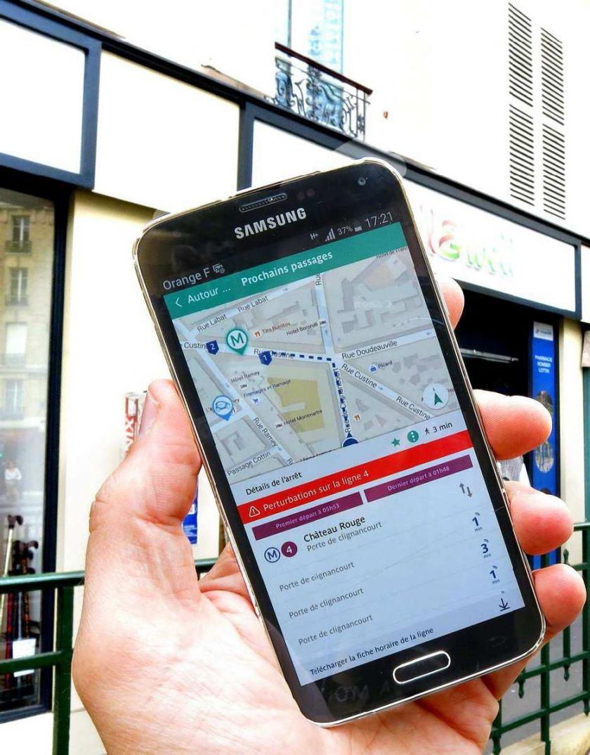 La RATP révolutionne son appli voyageurs - Le Parisien