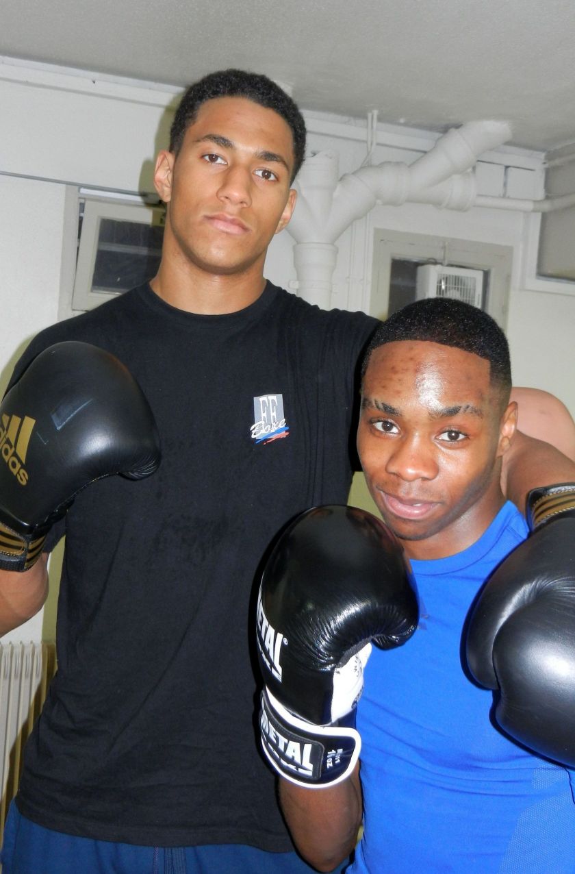 Les deux boxeurs sur le ring des JO - Le Parisien