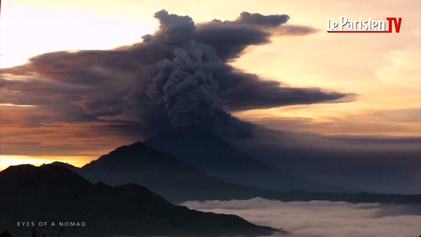 Bali : le réveil du volcan Agung menace 100 000 personnes - Le Parisien