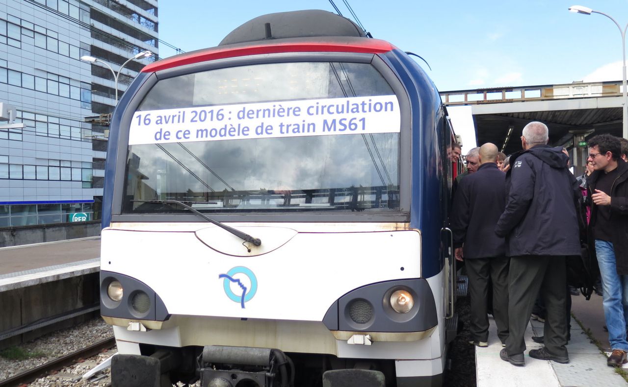Le dernier voyage du MS61, pionnier du RER A - Le Parisien