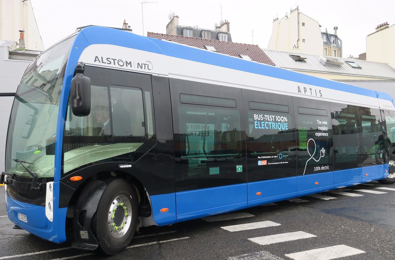 La RATP teste le bus électrique d’Alstom - Le Parisien