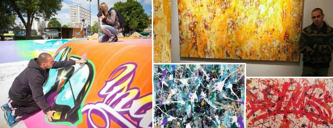 Karim, du tag de rue à une galerie d'art de New York - Le Parisien