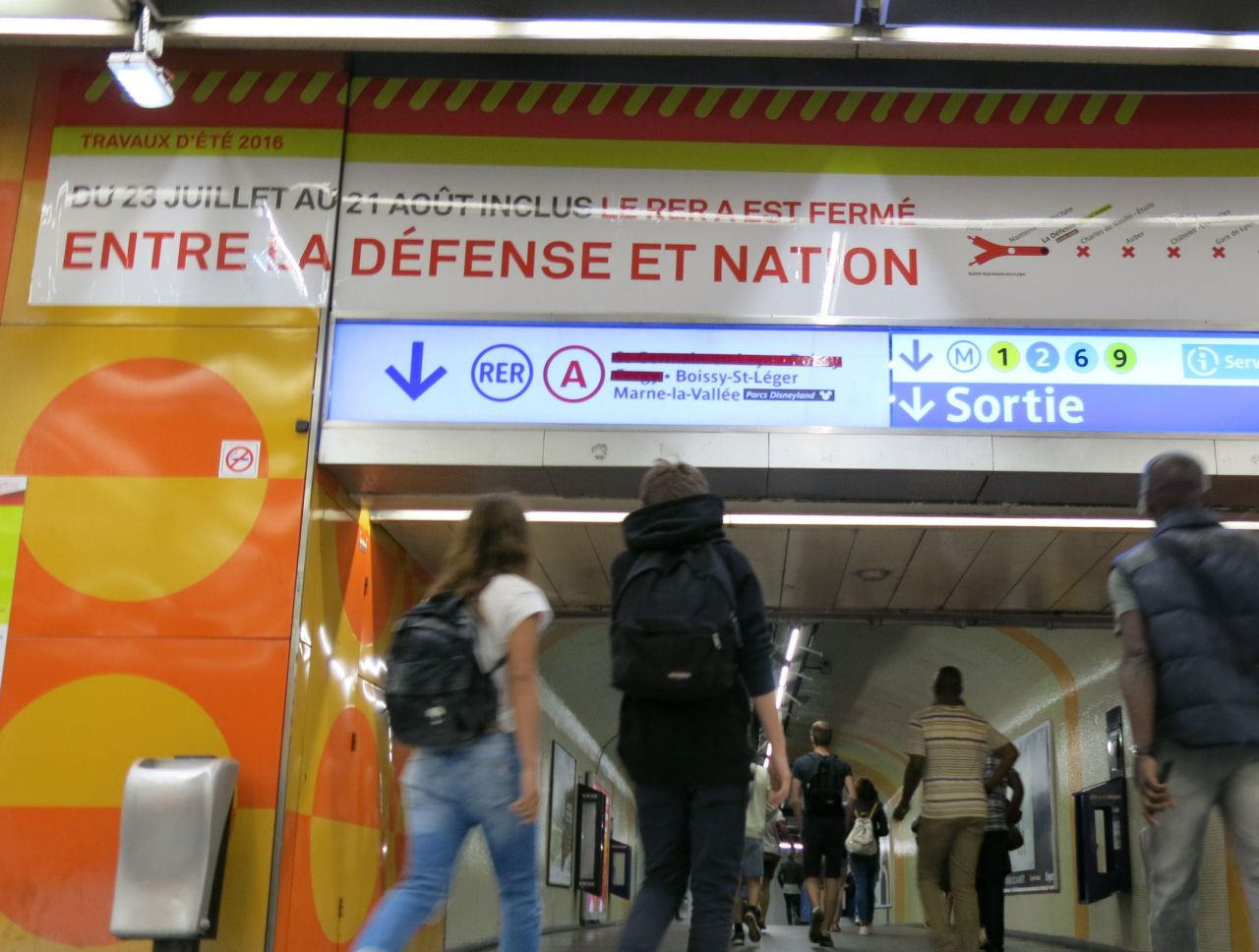 Le RER A est de retour entre La Défense et Nation - Le Parisien