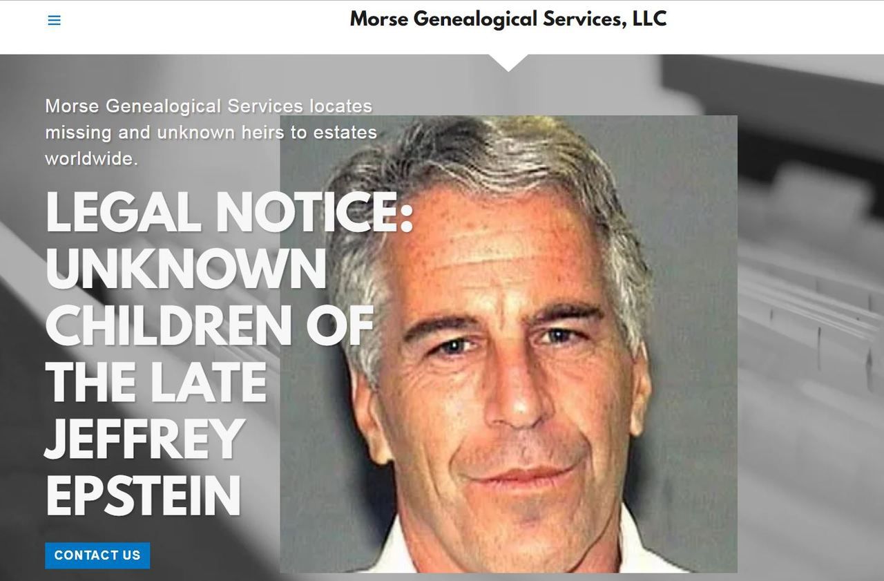 Affaire Epstein : des généalogistes à la recherche des enfants du ...