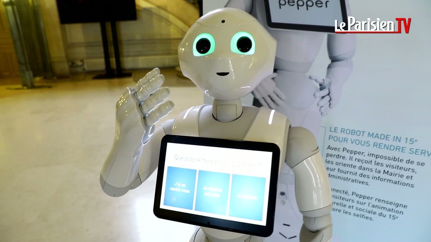 Pepper le robot star vous accueille à la mairie du 15e - Le Parisien