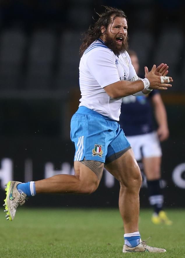 Mondial 2015: Castrogiovanni et Parisse avec l'Italie - Le Parisien